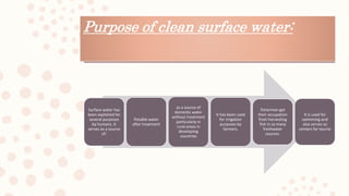 Impact of sewage and sewage treatment on surface | PPTX