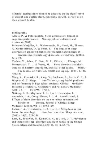 IMPACT OF SLEEP DISORDER ON OVERALL HEALTH1IMPACT OF SLEEP DISO.docx ...