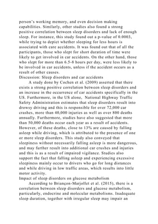 IMPACT OF SLEEP DISORDER ON OVERALL HEALTH1IMPACT OF SLEEP DISO.docx ...