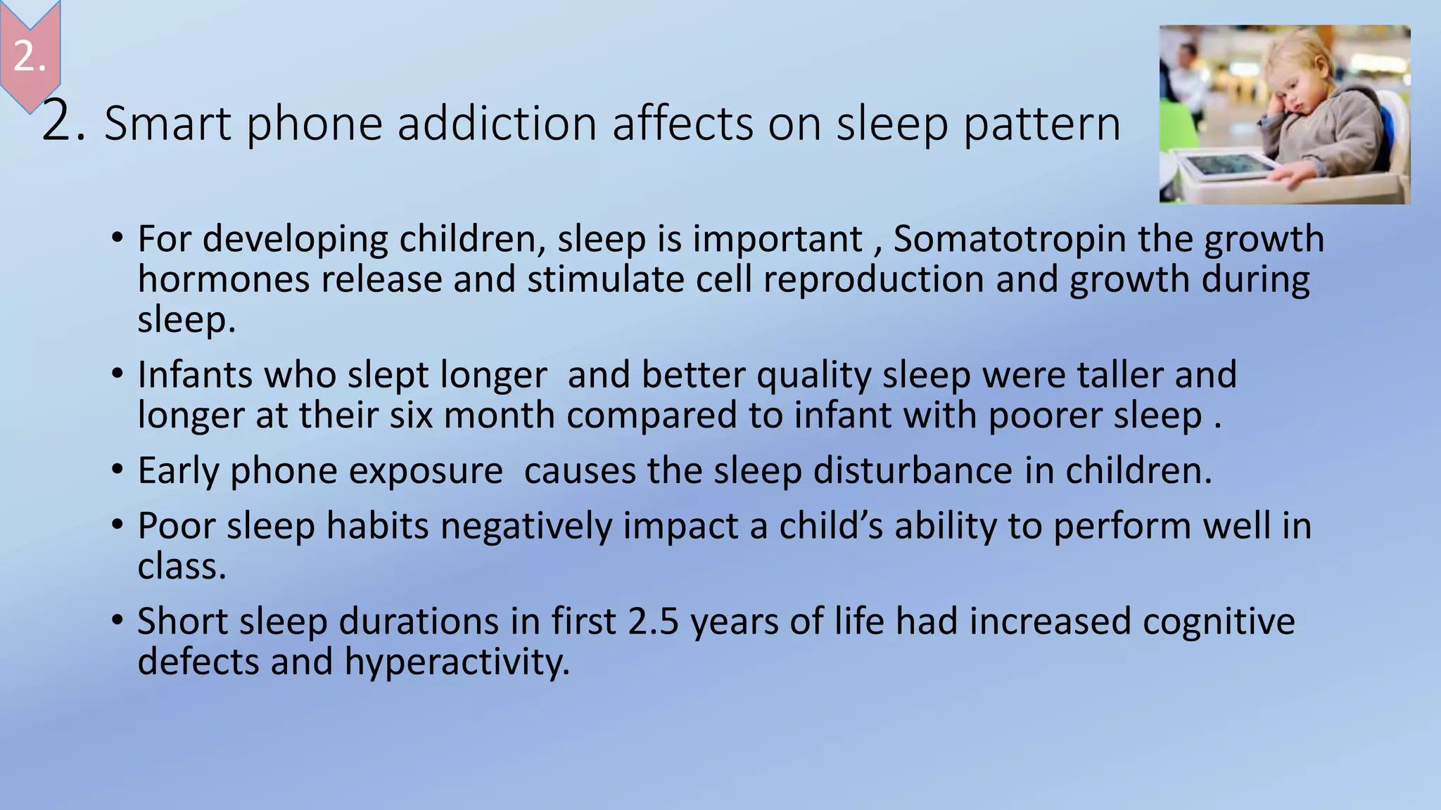Impact of smart phone on child development | PPTX