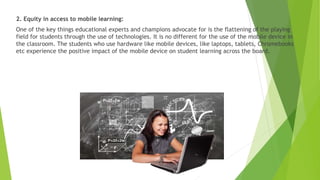 Impact of smartphones on education | PPTX