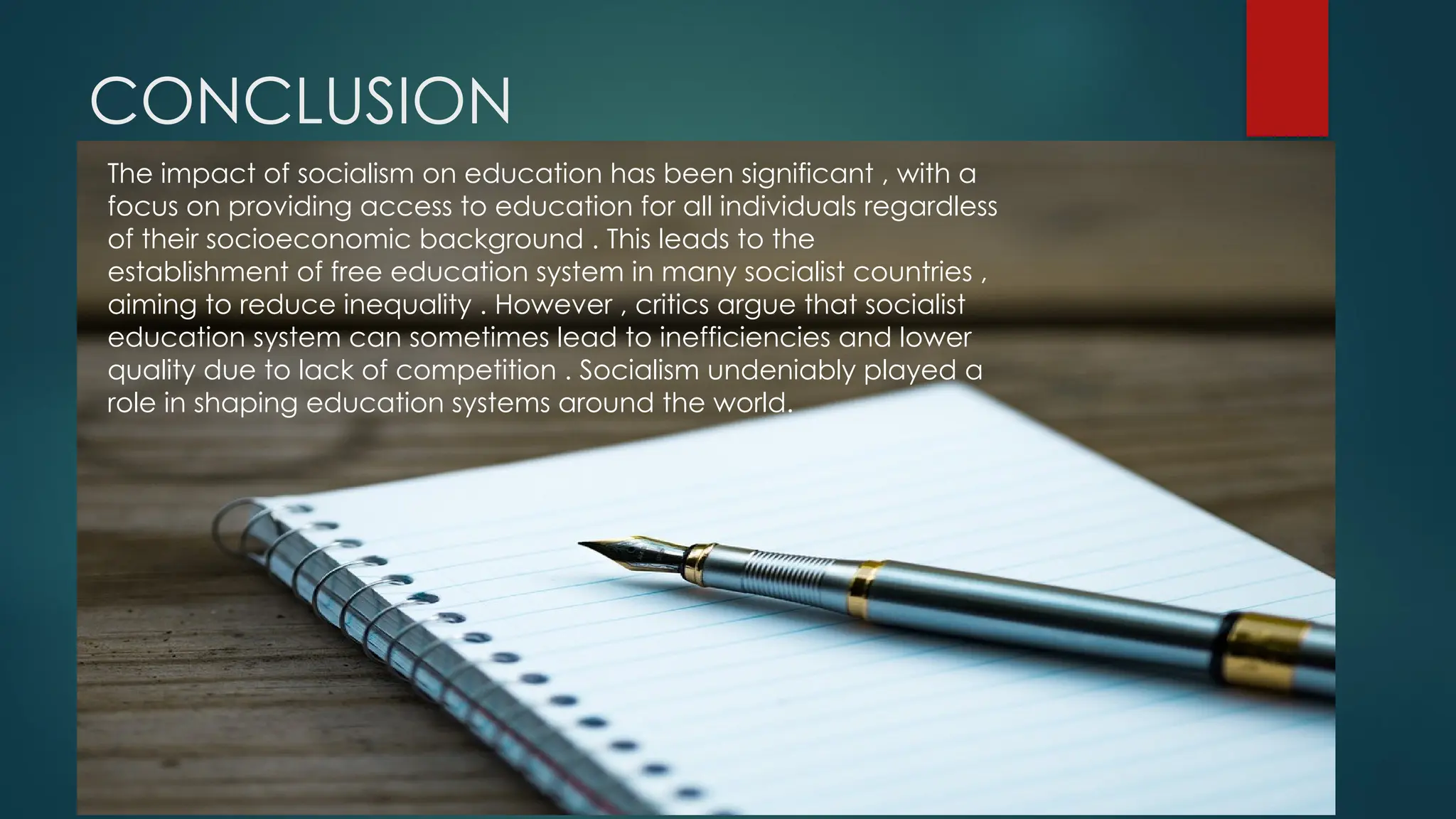 Main features of socialism and IMPACT OF SOCIALISM ON EDUCATION.pptx
