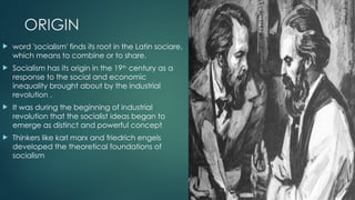 Main features of socialism and IMPACT OF SOCIALISM ON EDUCATION.pptx