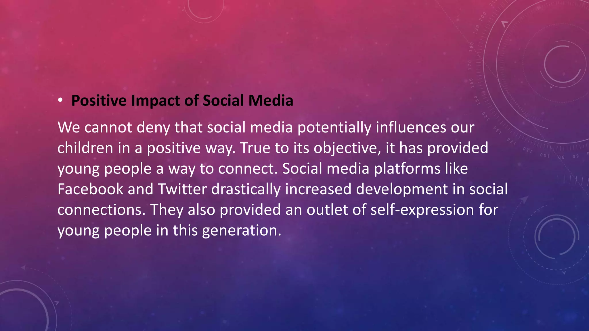 Impact of social media in children's mental health | PPTX