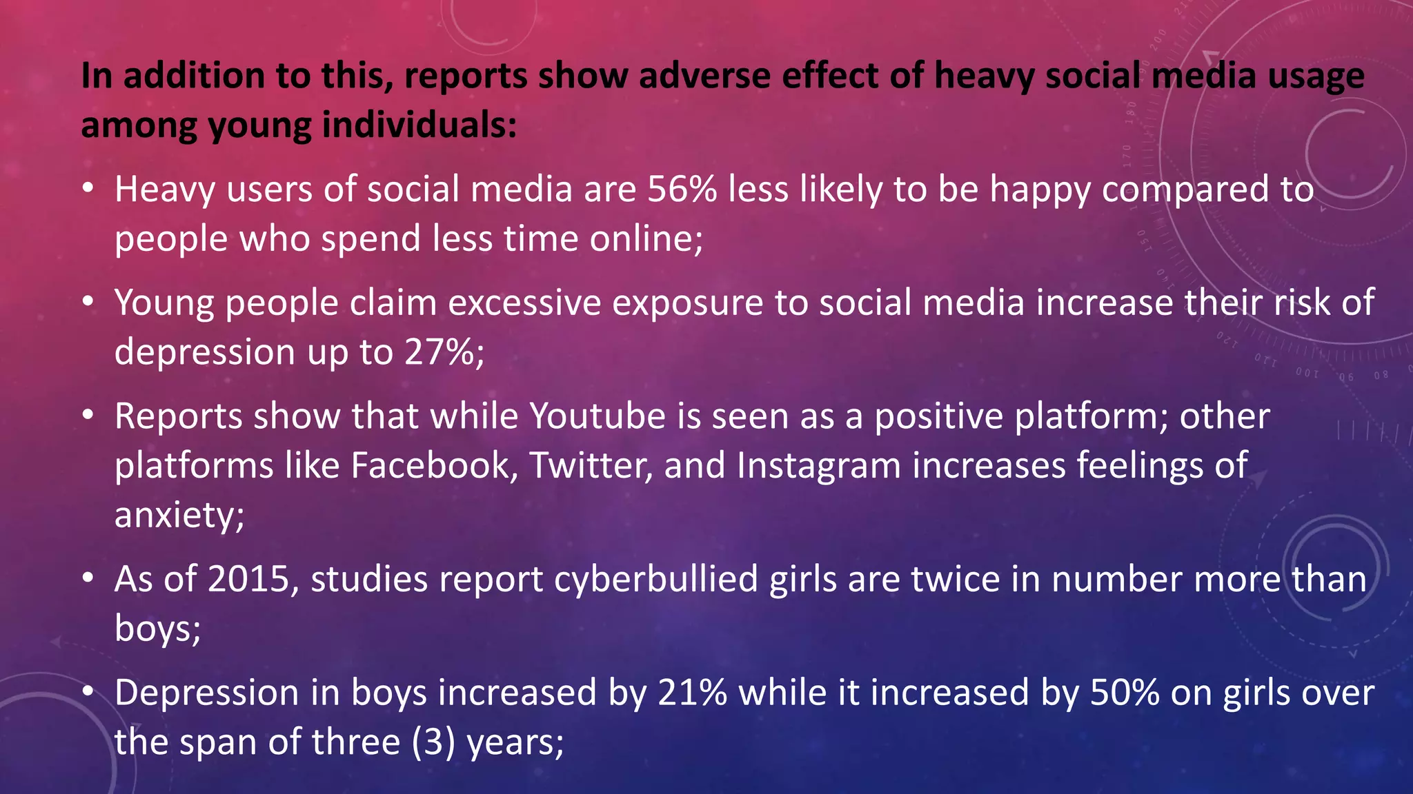 Impact of social media in children's mental health | PPTX