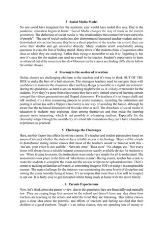 Impact of social media in learning and teaching chemistry | PDF