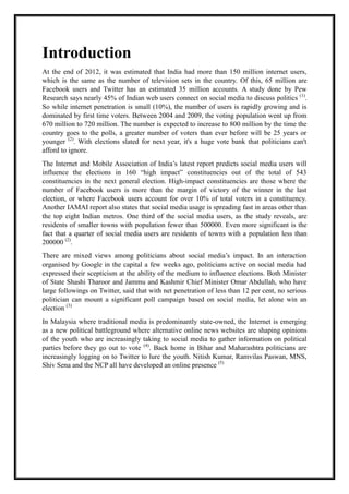 Impact of social media on voting behaviour | PDF