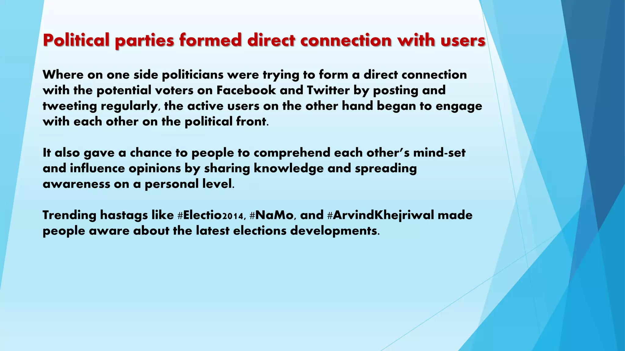 Impact of Social Media on Politics | PPTX