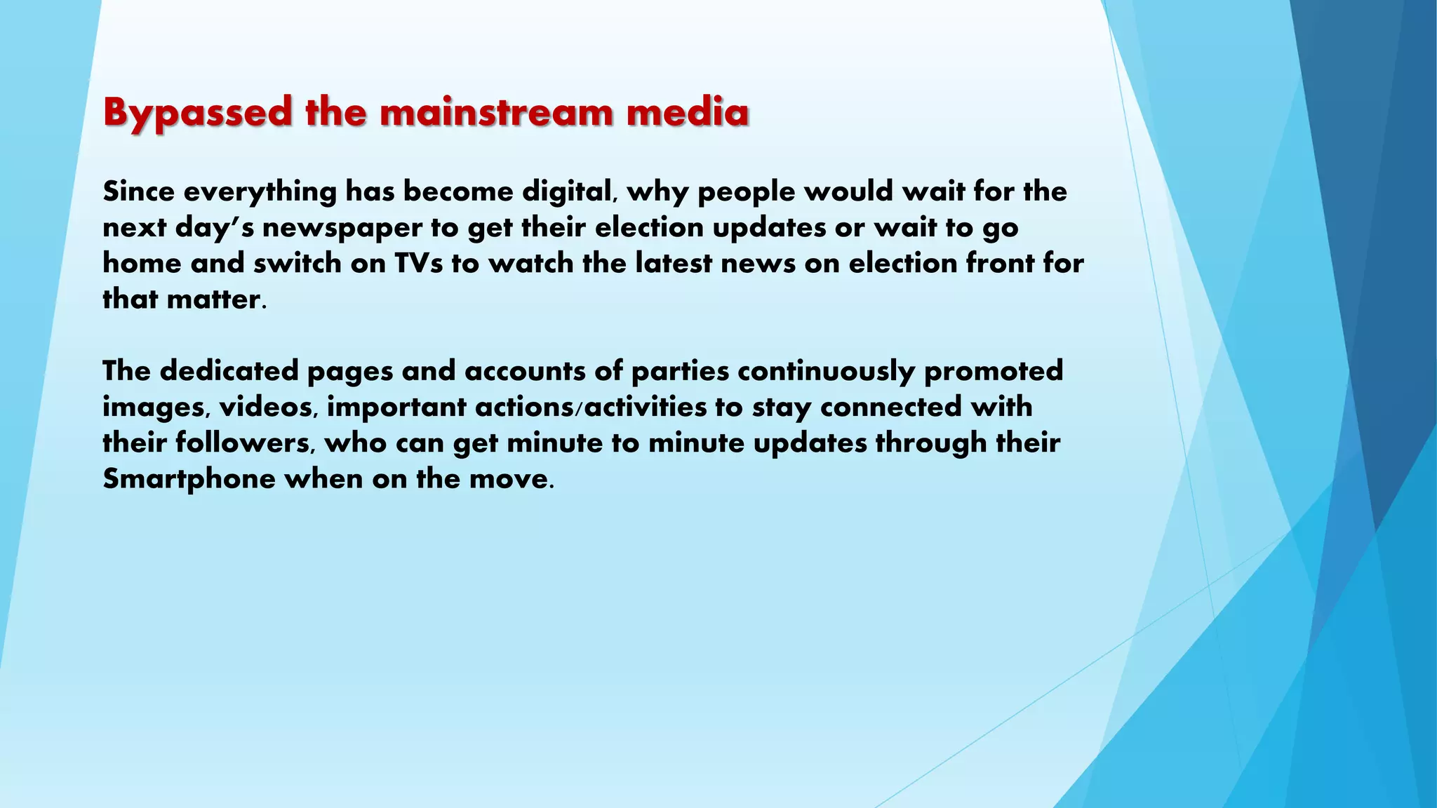 Impact of Social Media on Politics | PPTX