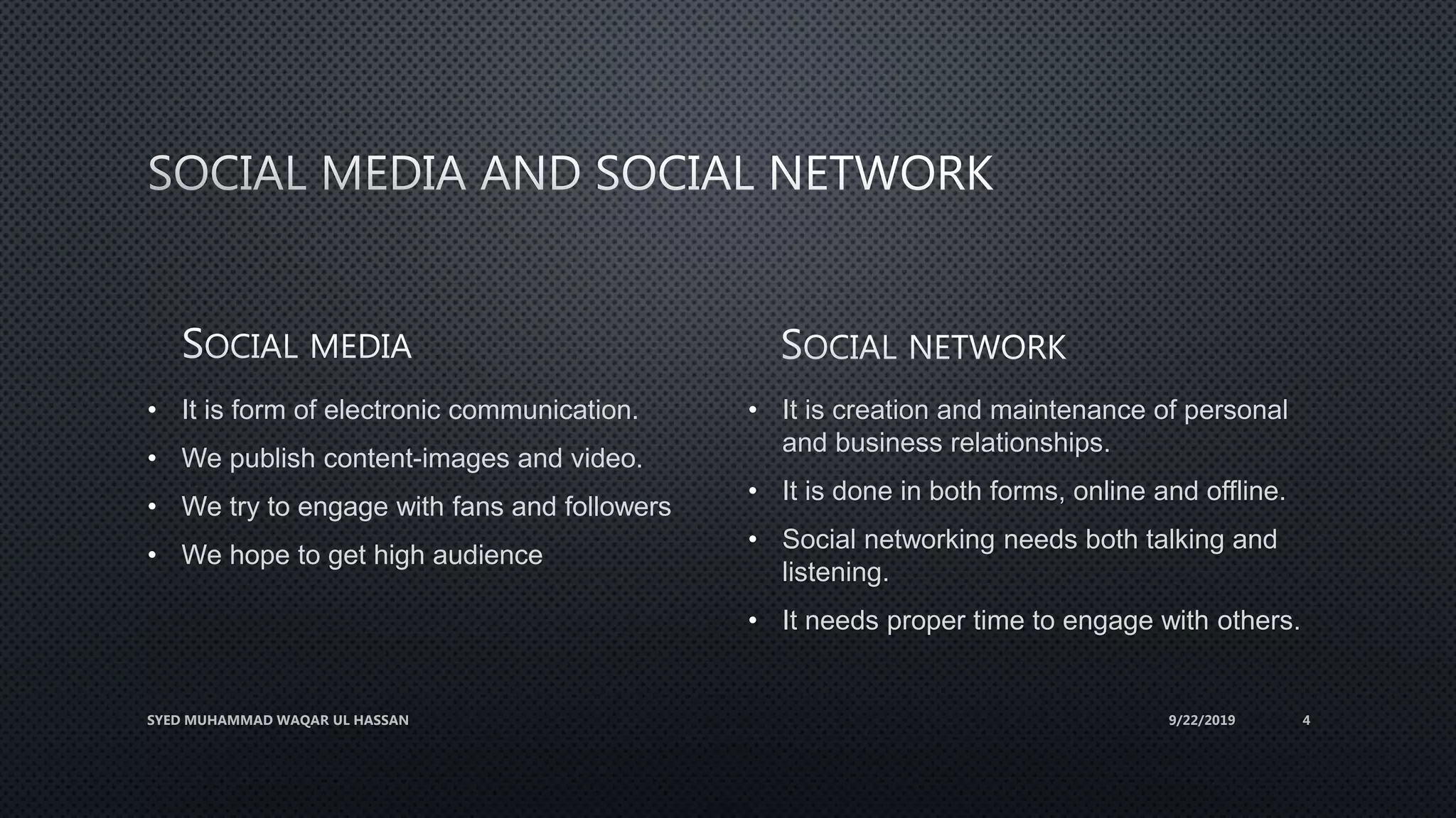 Impact of social network on our lives | PPTX | Social Networking | Internet
