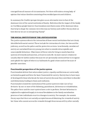 CARIBBEAN STUDIES Impact of societal institutions on caribbean people ...