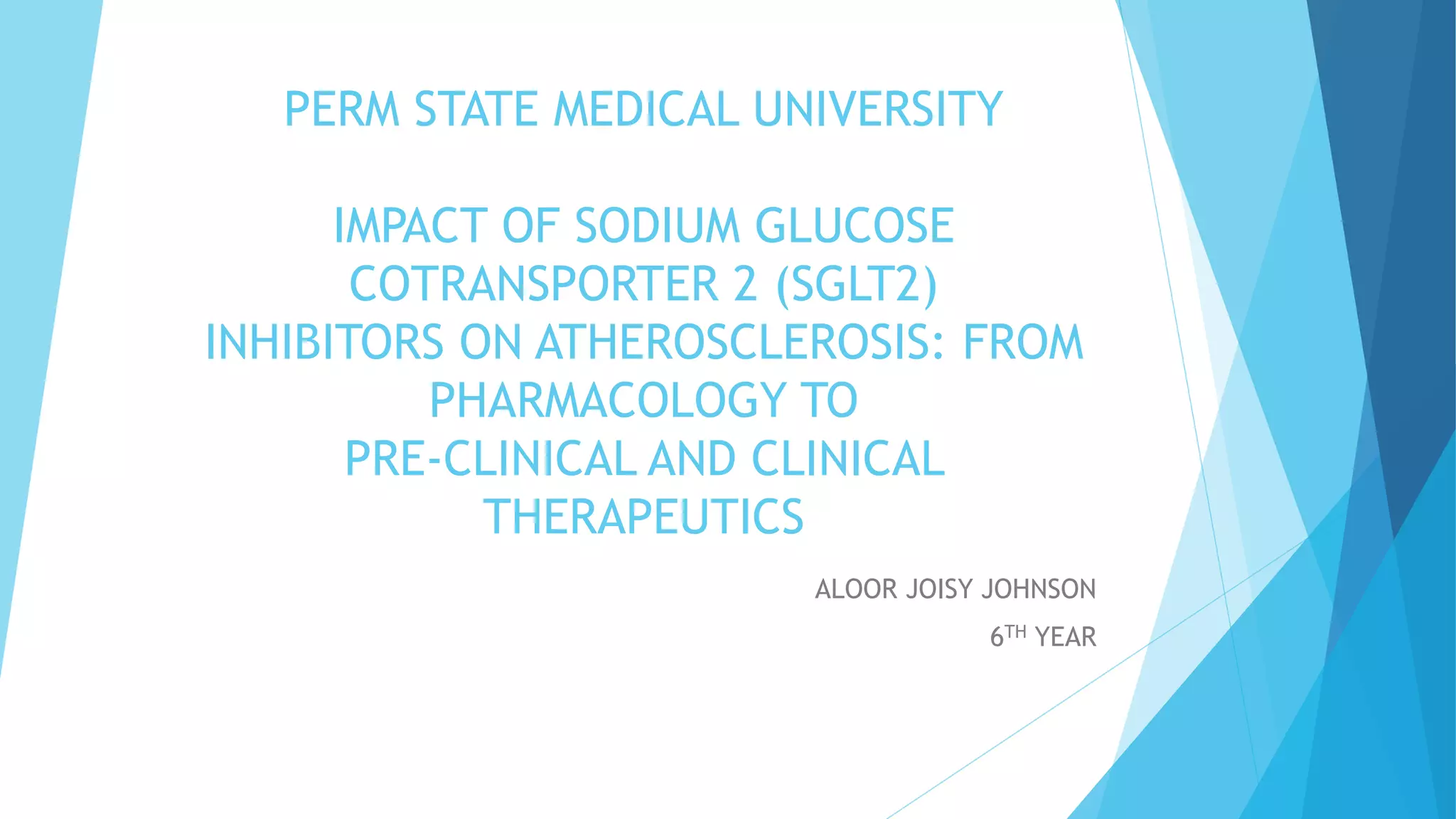 Impact of sodium glucose cotransporter 2 (SGLT2) inhibitors on ...