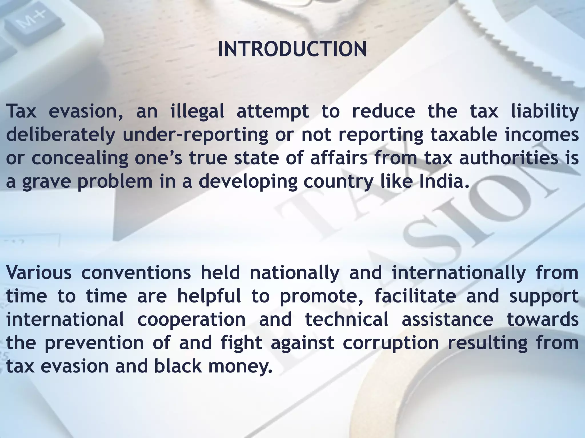 impact of tax evasion on indian economy.pptx