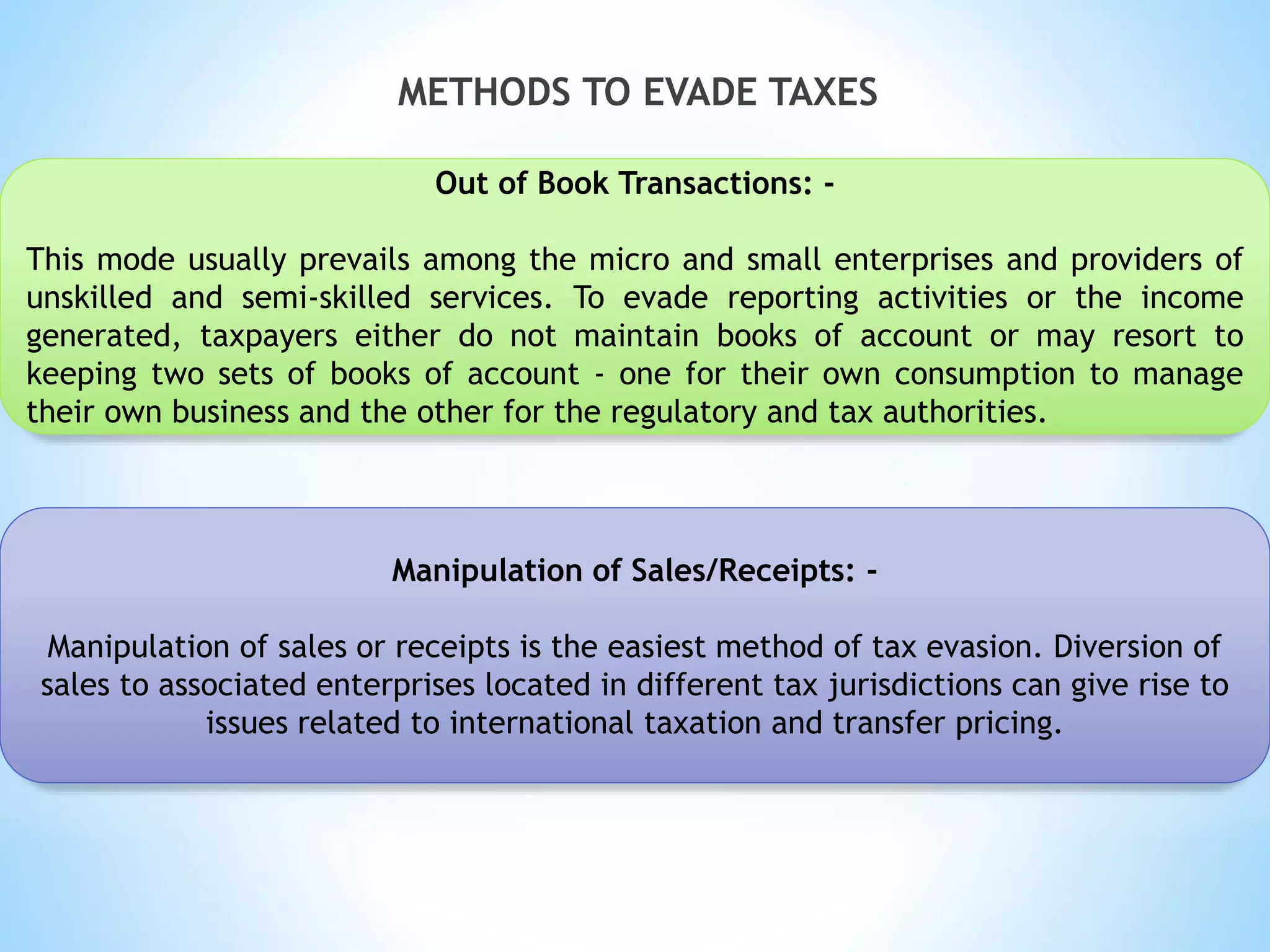 impact of tax evasion on indian economy.pptx
