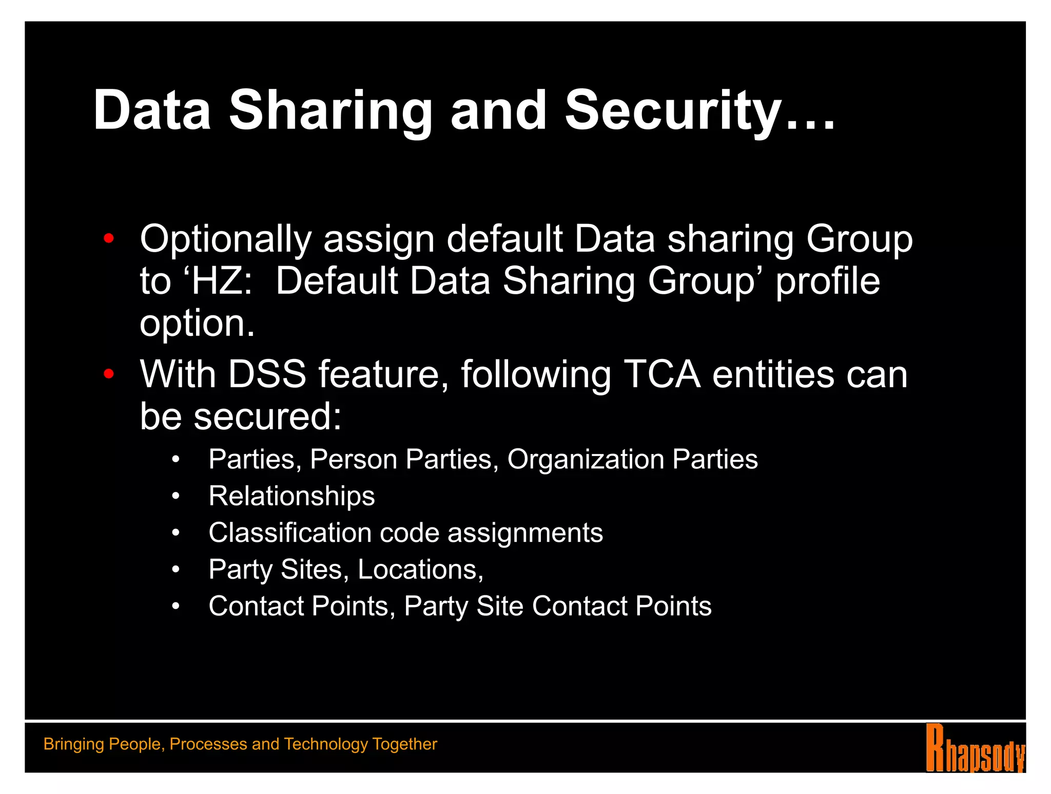 Impact of Trading Community Architecture (TCA) on Oracle Receivables | PDF