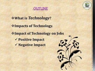 Impact of Technology on Job | PPTX