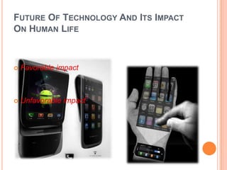 Impact Of Technology In Our Culture | PPTX