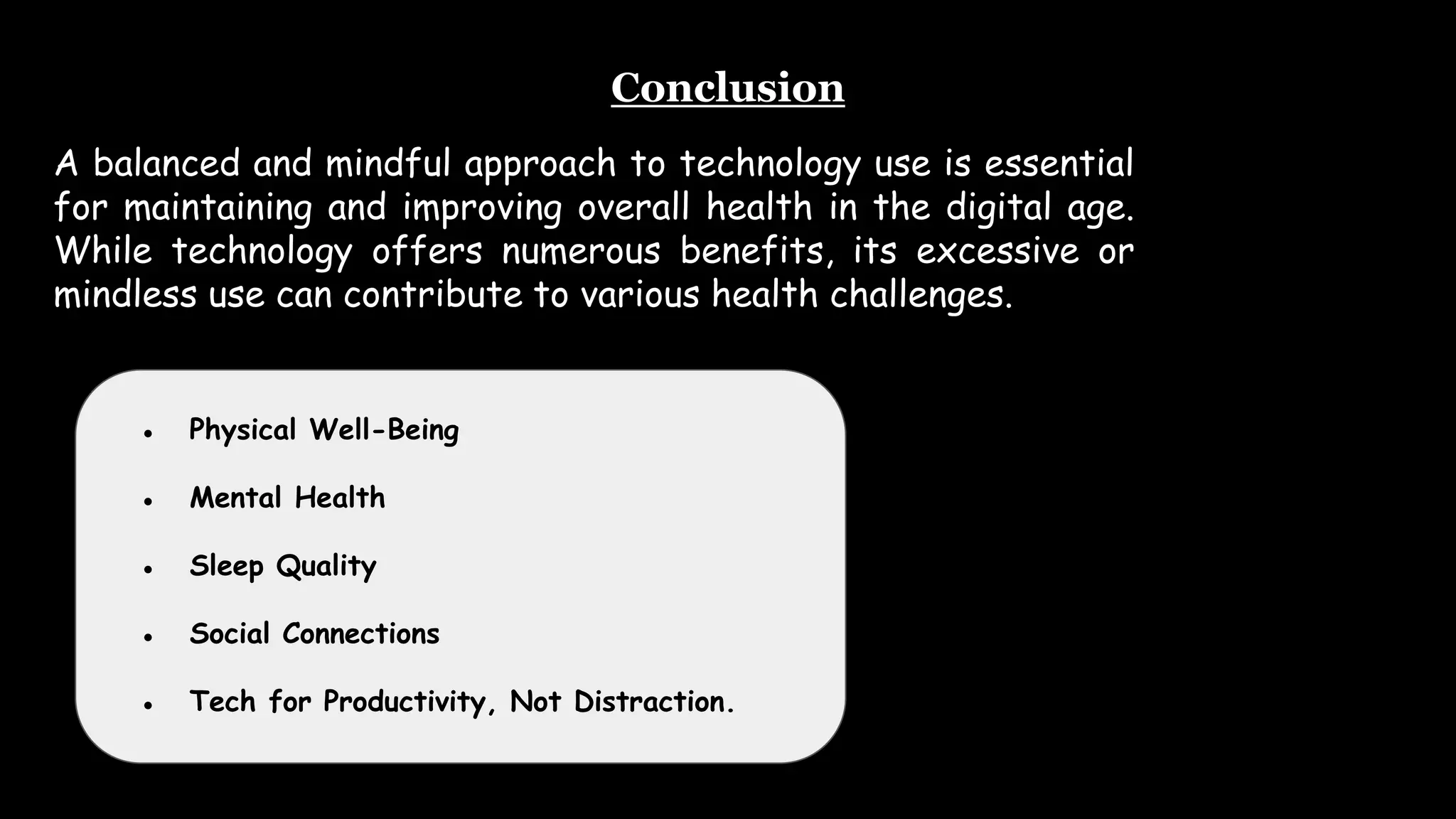 IMPACT OF TECHNOLOGY And its effect on health | PPTX