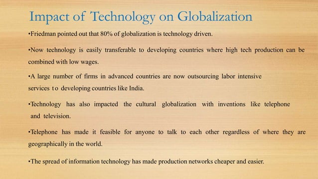 Impact of Tech on Globalisation.pptx