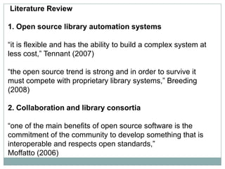 Impact of the evergreen library automation system on public library ...