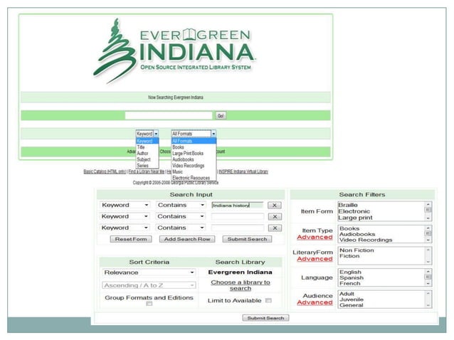 Impact of the evergreen library automation system on public library ...