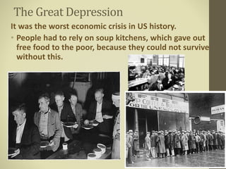 Impact of the great depression part1 | PPTX