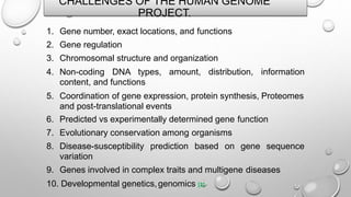 Impact of the human genome project on medical advancement in India. | PPTX
