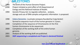 Impact of the human genome project on medical advancement in India. | PPTX