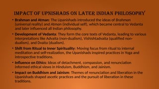 Impact Of Upnishads On later Indian Philosophy.pptx