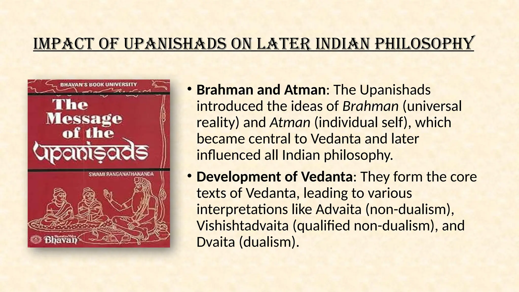 Impact Of Upnishads On later Indian Philosophy BY KARAN (1).pptx