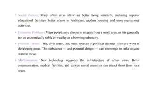 Impact of urbanization | PPTX