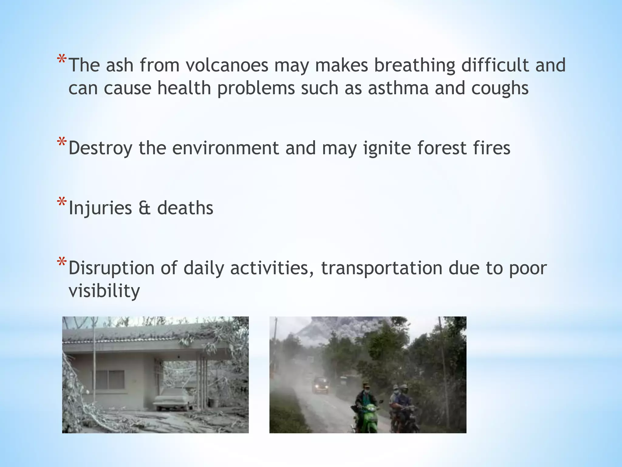 Impact of volcanoes | PPTX