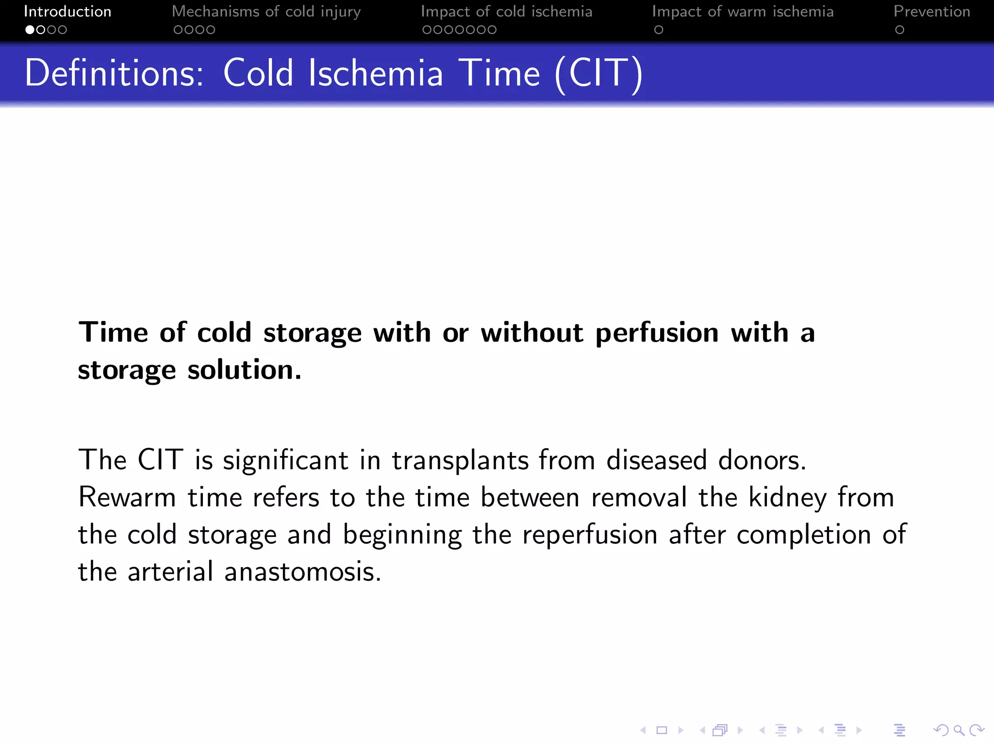 Impact Of Warm And Cold Ischemia Time On Kidney Transplantation | PDF