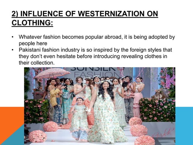 Impact of western culture in Pakistan | PPTX