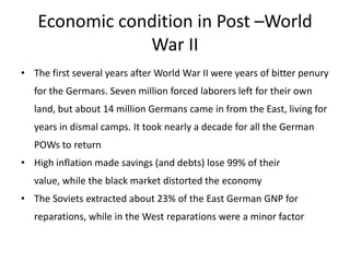 Impact of world war ii on german economy (1) | PPTX