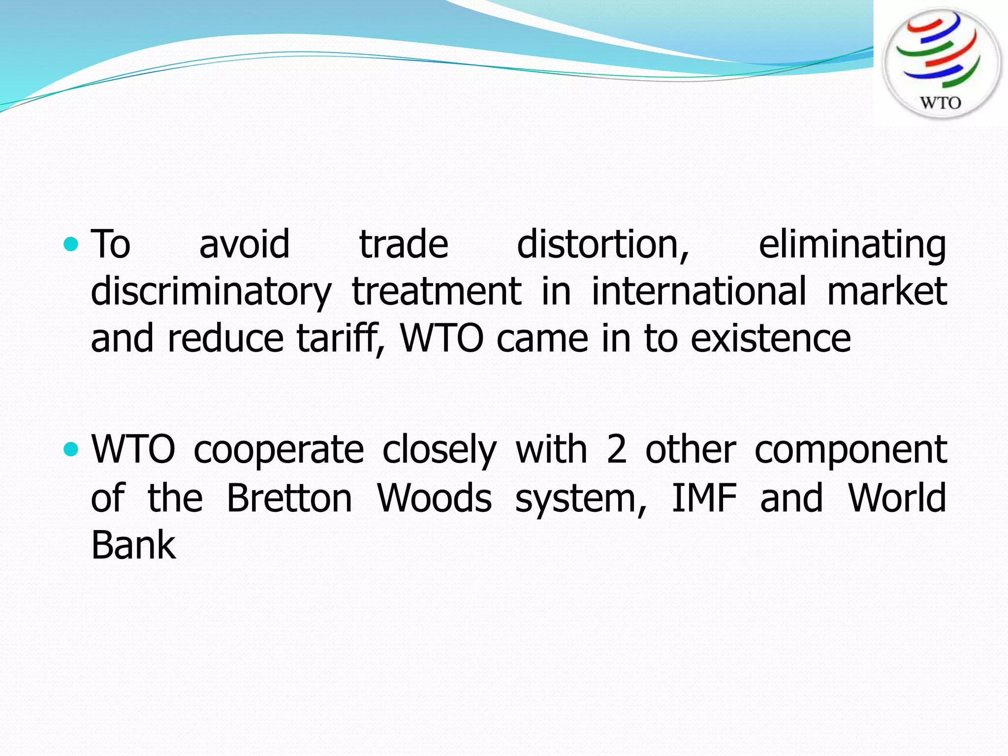 Impact of WTO on Indian agriculture | PPTX