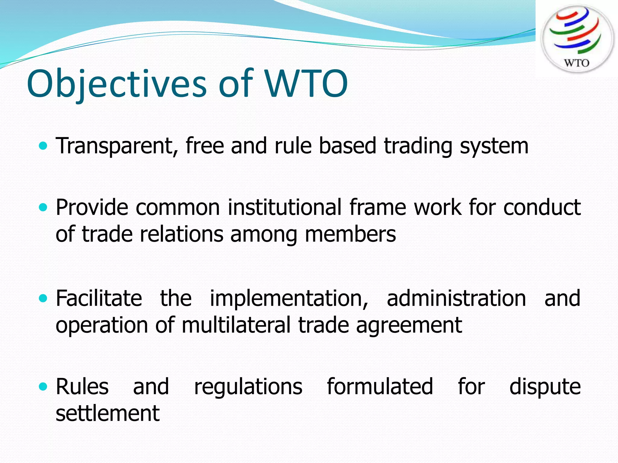 Impact of WTO on Indian agriculture | PPTX