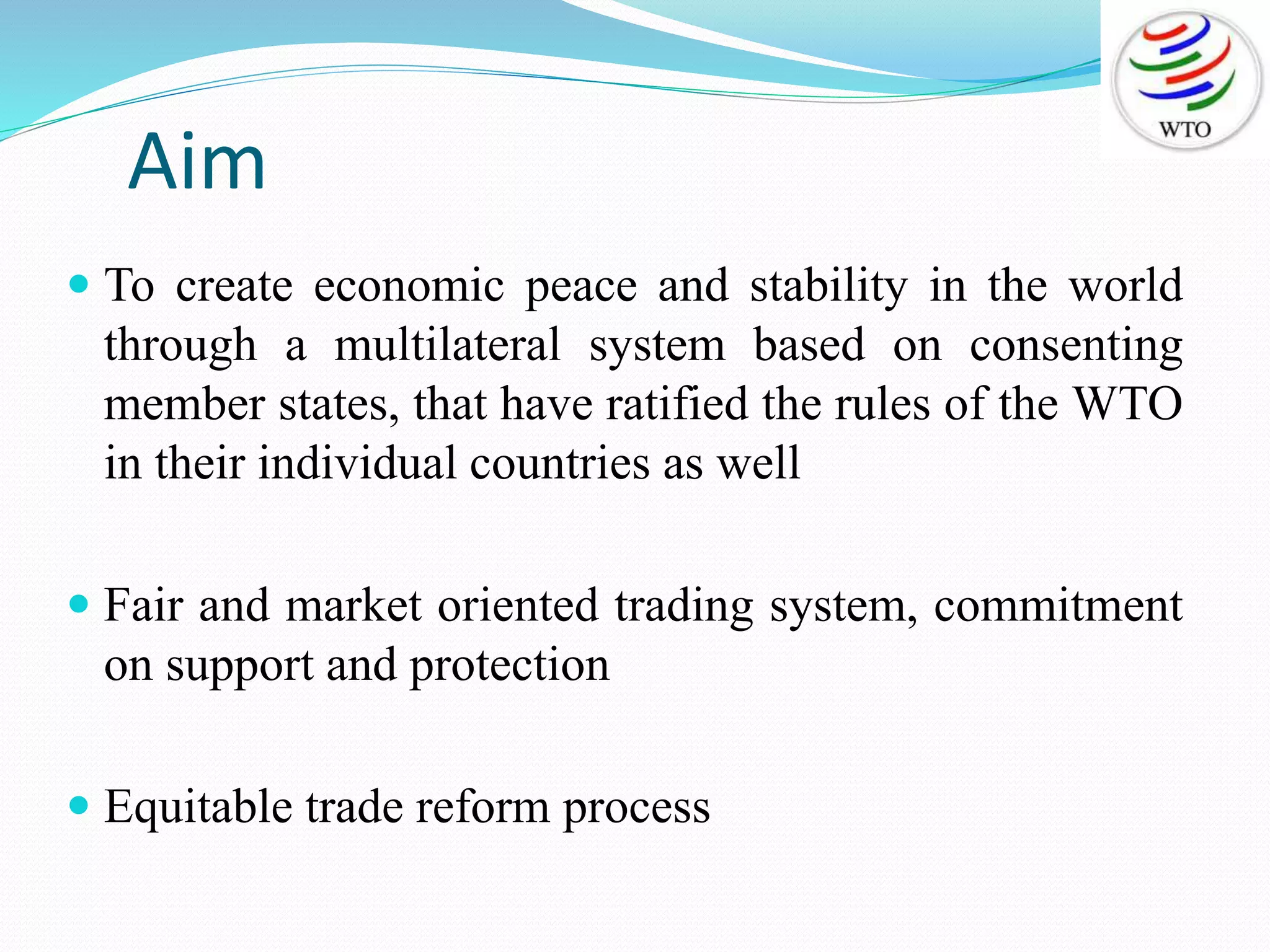 Impact of WTO on Indian agriculture | PPTX