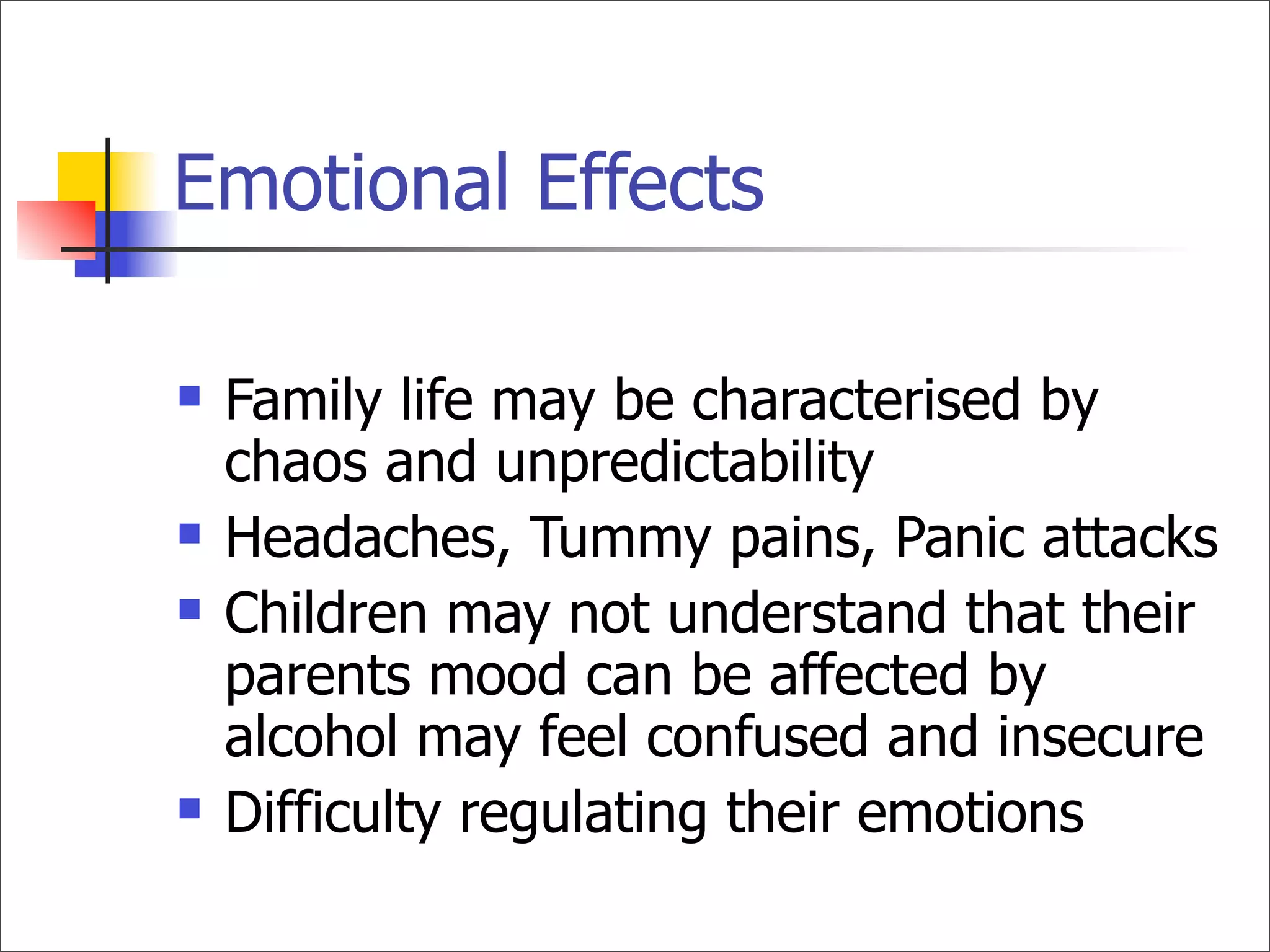The Impact on Children of Parental Substance Misuse | PDF