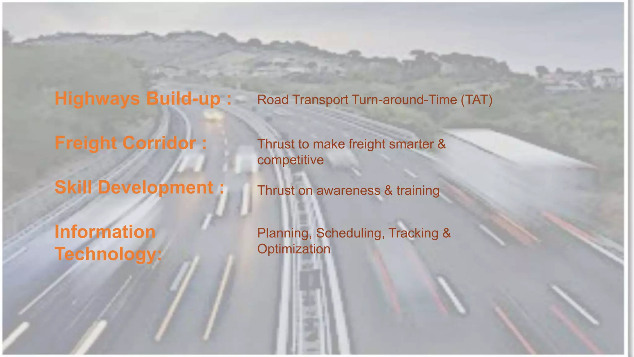 Logistics Sector in India | PPTX