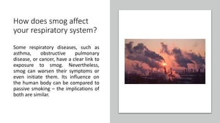 Impact on smog and air pollution | PPT