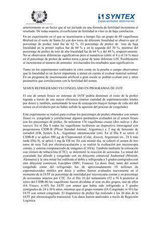 EL IMPACTO DE CALIDAD SEMINAL EN LOS PROGRAMAS DE IATF | PDF