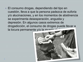 Impacto social de las drogas en los jovenes | PPTX
