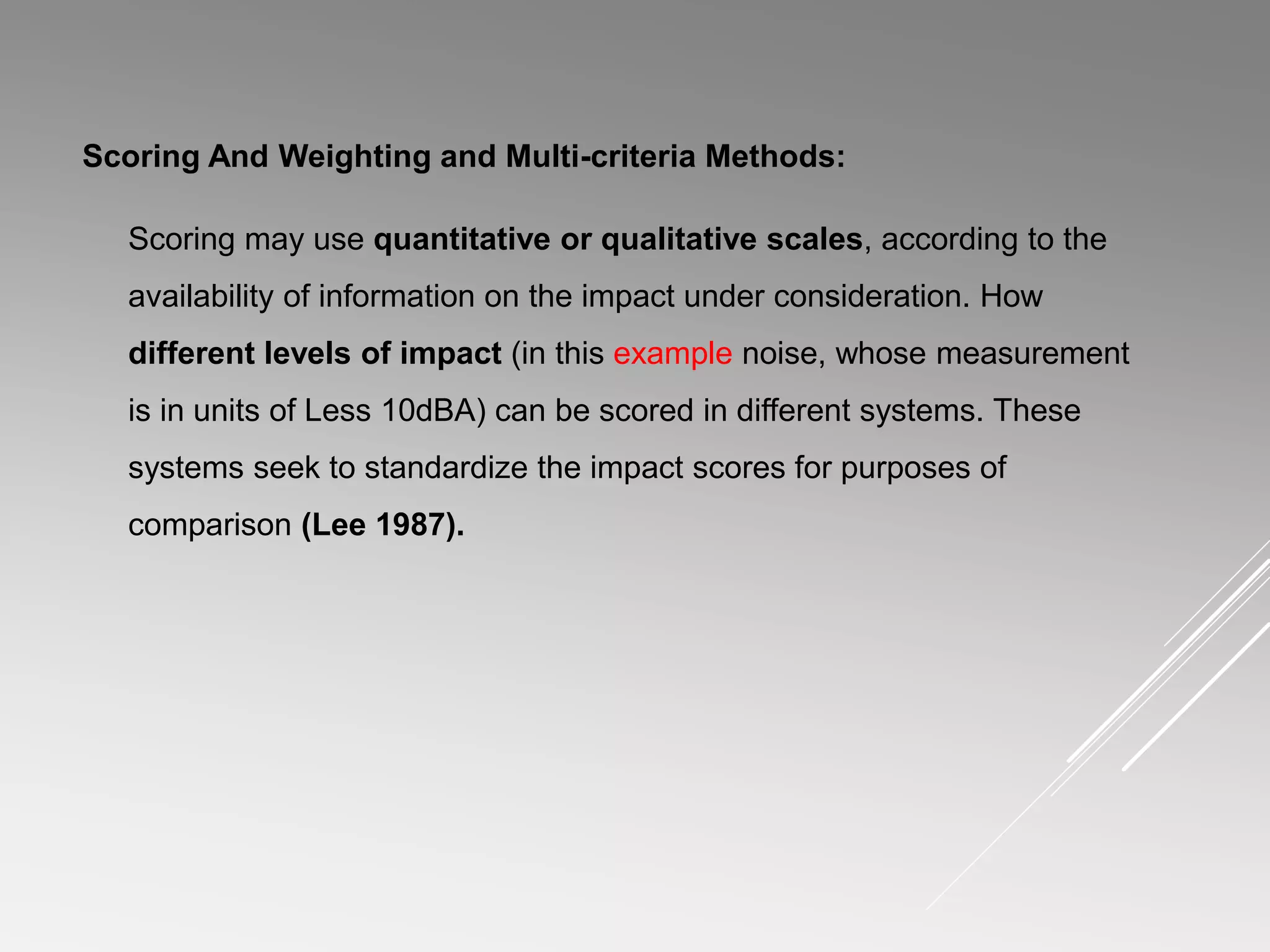 Impact Prediction Evaluation And Mitigation In Eia Pptx