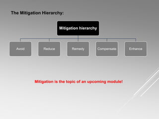Impact prediction, evaluation and mitigation in eia | PPTX