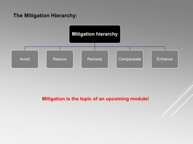 Impact prediction, evaluation and mitigation in eia | PPTX