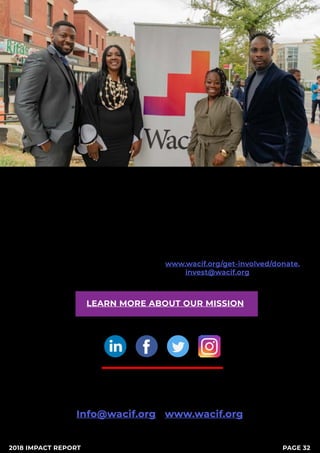 Wacif 2018 Impact Report | PDF | Business Accounting & Finance | Business