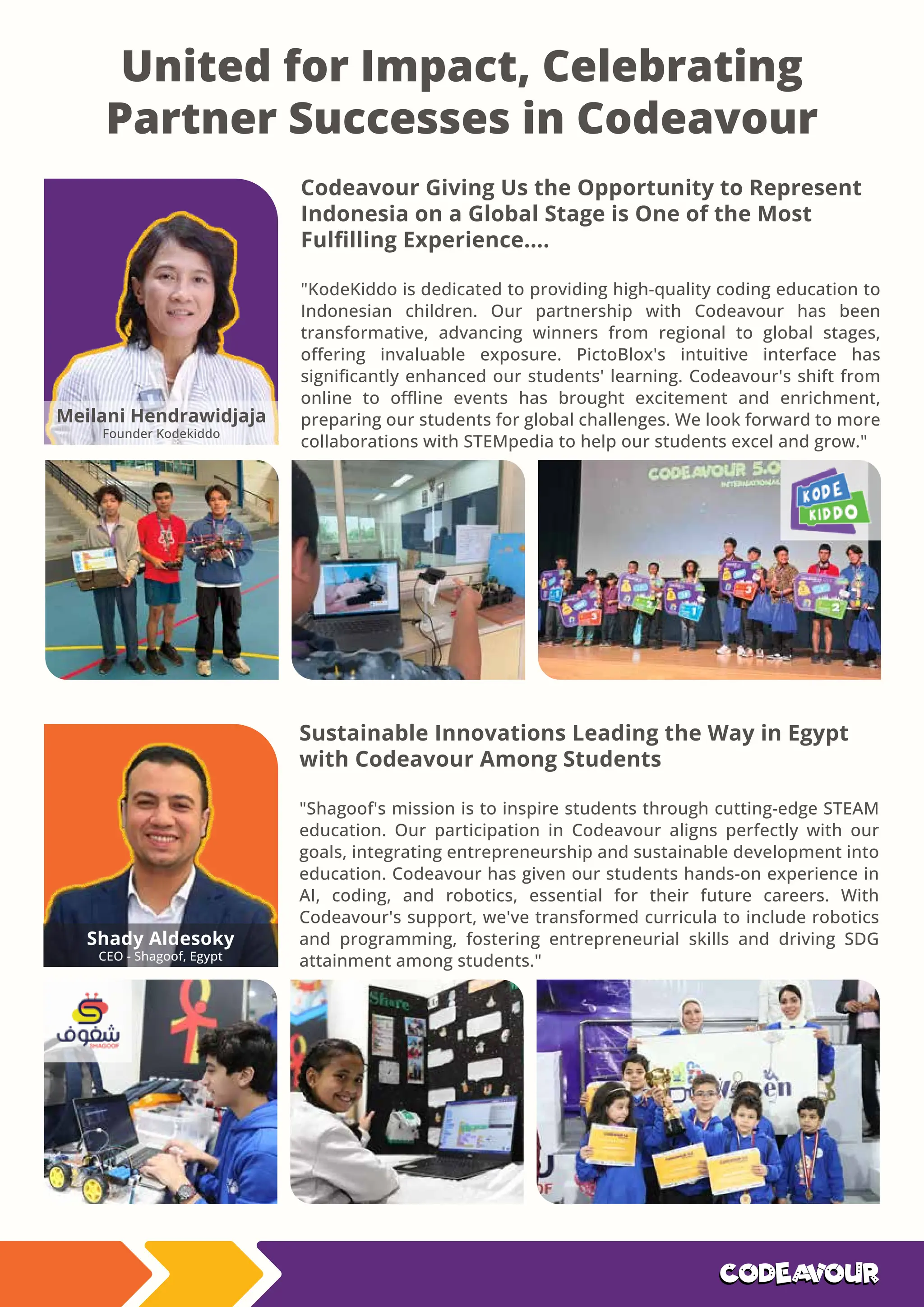 Codeavour 5.0 International Impact Report - The Biggest International AI, Coding and Robotics ...