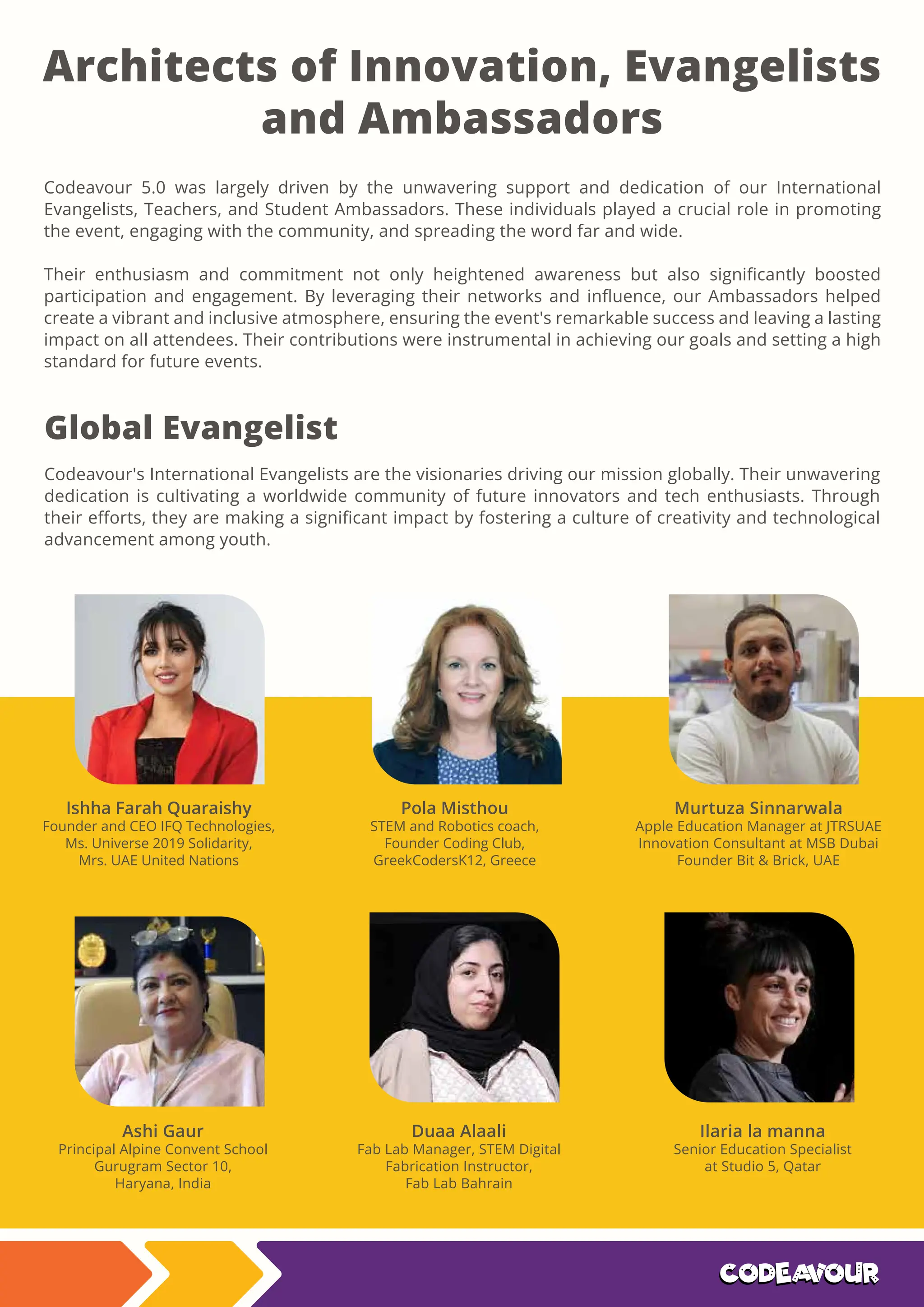 Codeavour 5.0 International Impact Report - The Biggest International ...