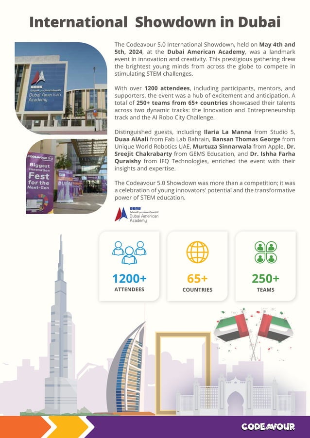 Codeavour 5.0 International Impact Report - The Biggest International ...